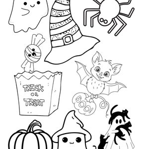 Halloween Colouring Primary School - Etsy
