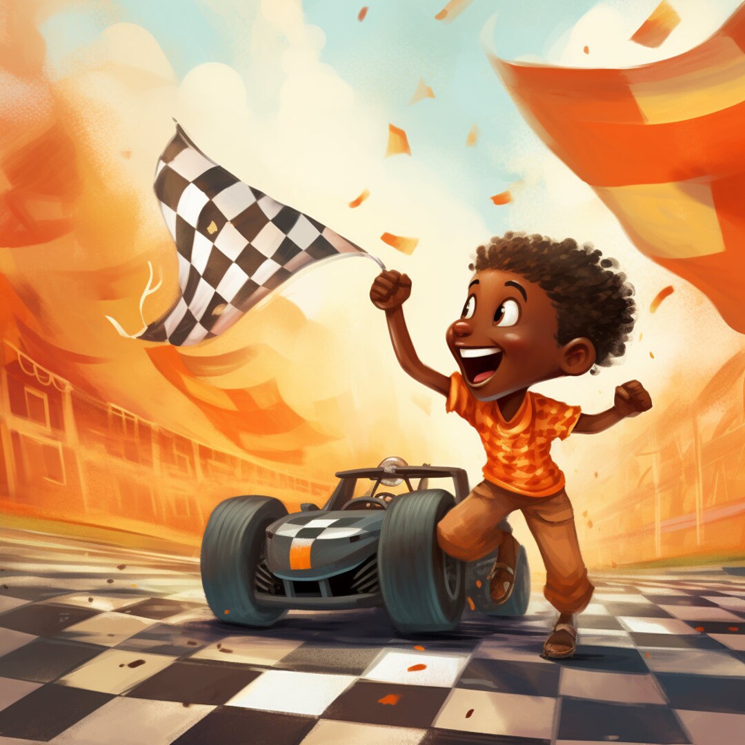Black Boys Go for Goal Animated Inspiring Winners Journal - Etsy