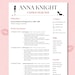Modern Resume Template | Fashion Career Resume | ATS Friendly Resume ...