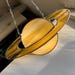Saturn Stained Glass Suncatcher | Handmade Space Planet Glass Art - Etsy