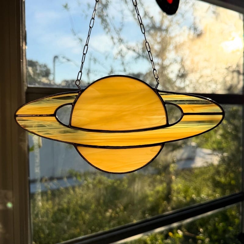 Stained Glass Planet - Etsy