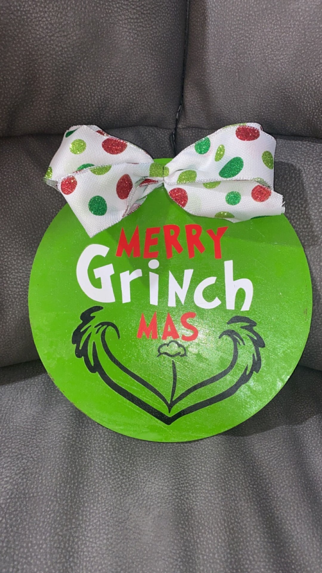 Grinch Door Sign - Etsy