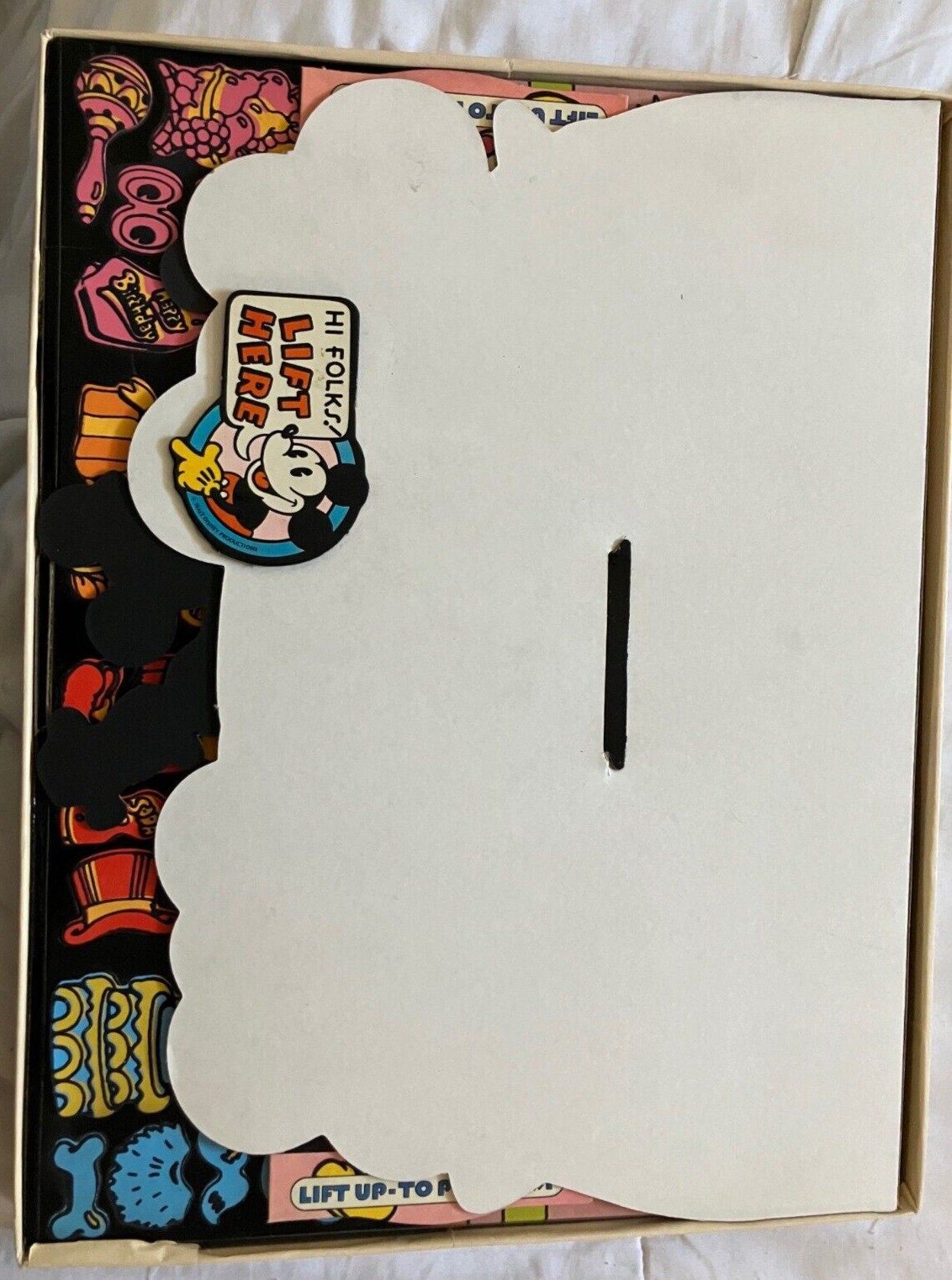 Vintage 1974 Mickey Mouse Pop-up Colorforms Play Set Set 4100 Complete ...