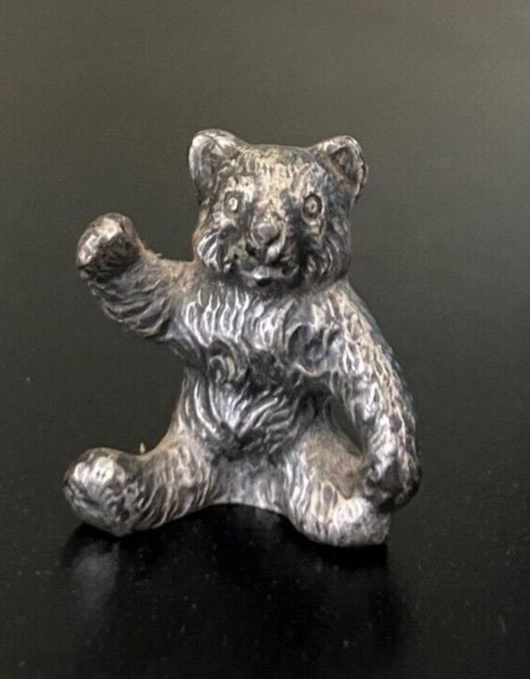 Vintage 1970s Peltro of Italy Pewter Bear Figurine Miniature - Etsy
