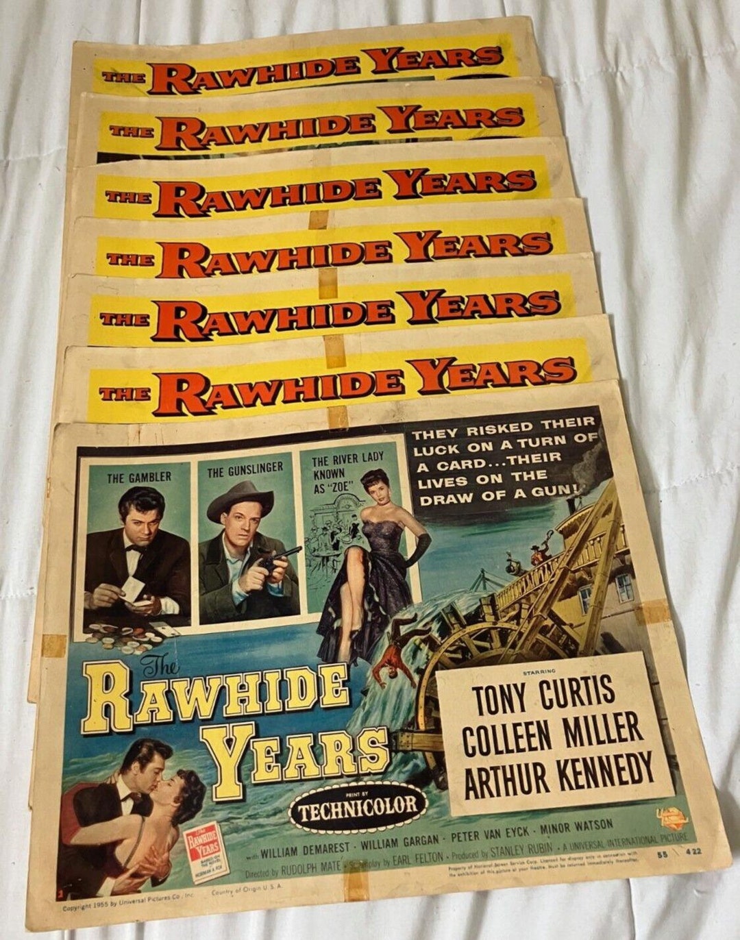 7 Lobby Cards for the Rawhide Years – Tony Curtis - Etsy