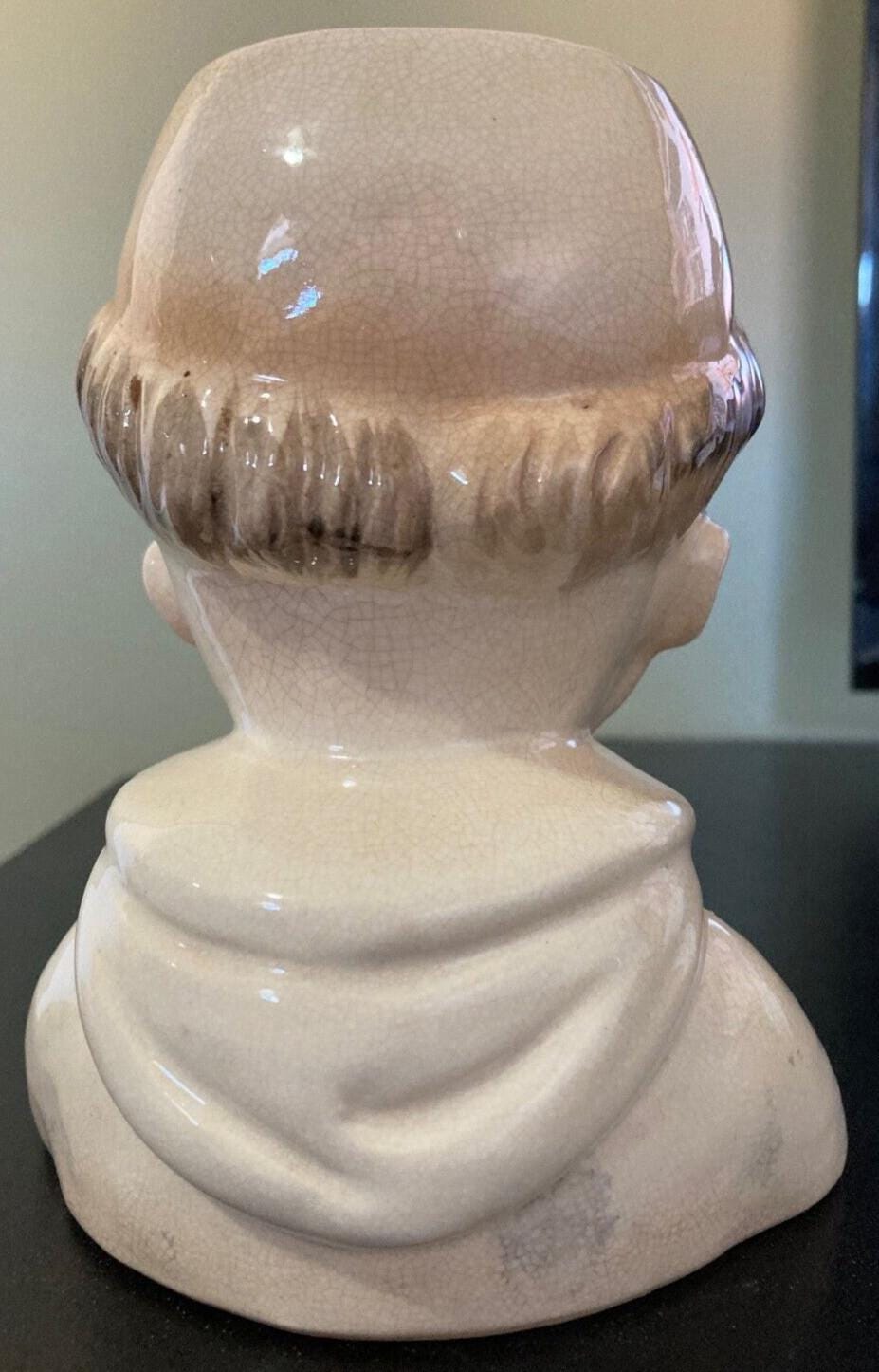 Vintage Praying Monk Friar Head Vase - Etsy