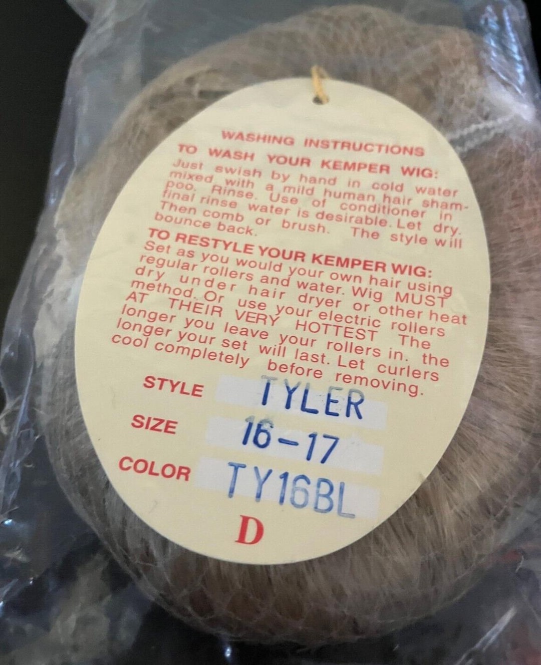 Vintage Kemper Doll Wig Tyler Blond Size 16-17 NOS - Etsy