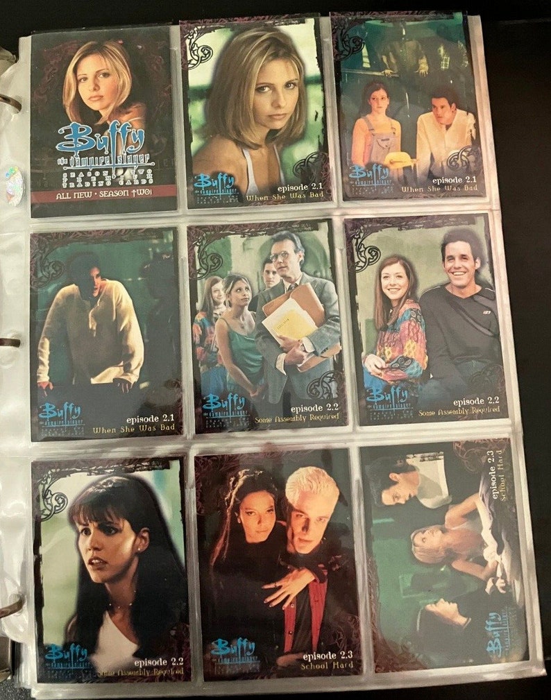 Buffy the Vampire Slayer Binder Season 1, 2 & 3 Base Cards 54 ...