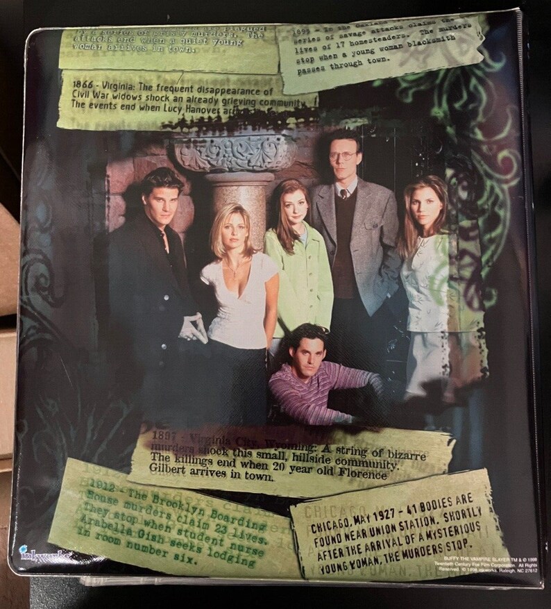 Buffy the Vampire Slayer Binder - Season 1, 2 & 3 Base Cards - 54 ...