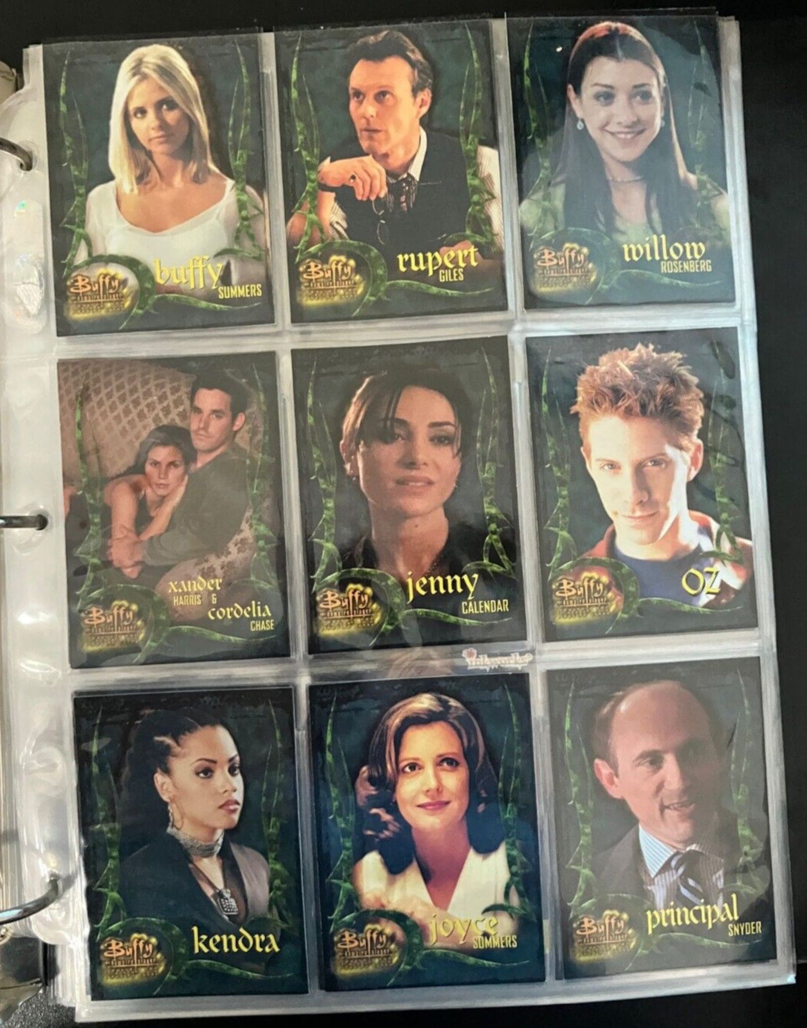 Buffy the Vampire Slayer Binder - Season 1, 2 & 3 Base Cards - 54 ...