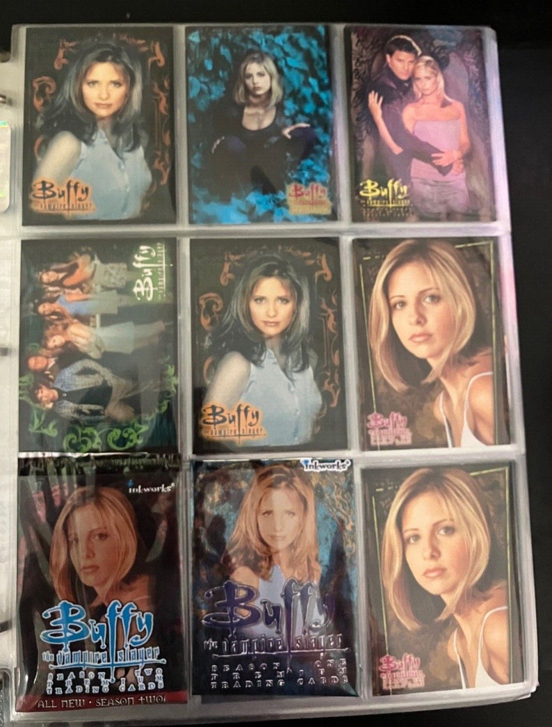 Buffy the Vampire Slayer Binder - Season 1, 2 & 3 Base Cards - 54 ...