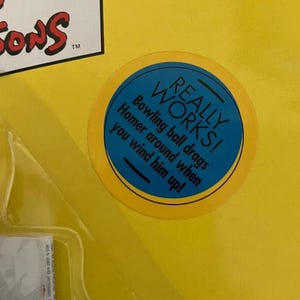 Vintage the Simpsons Windups – Bowling Homer Simpson – 2002- Sealed ...