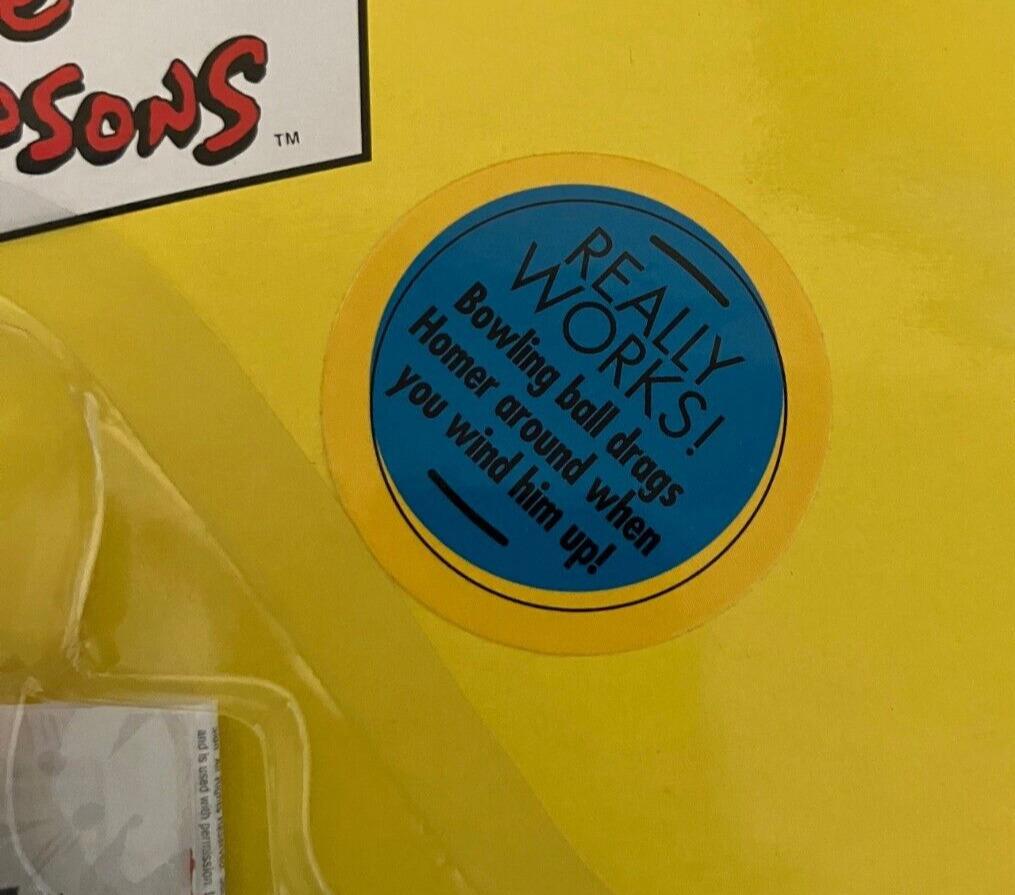 Vintage the Simpsons Windups Bowling Homer Simpson 2002 Sealed MOC - Etsy