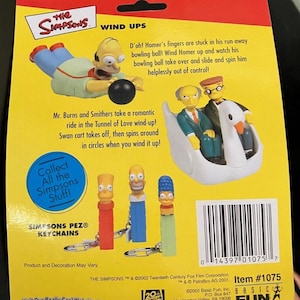 Vintage the Simpsons Windups Mr. Burns and Smithers 2002 Sealed MOC - Etsy