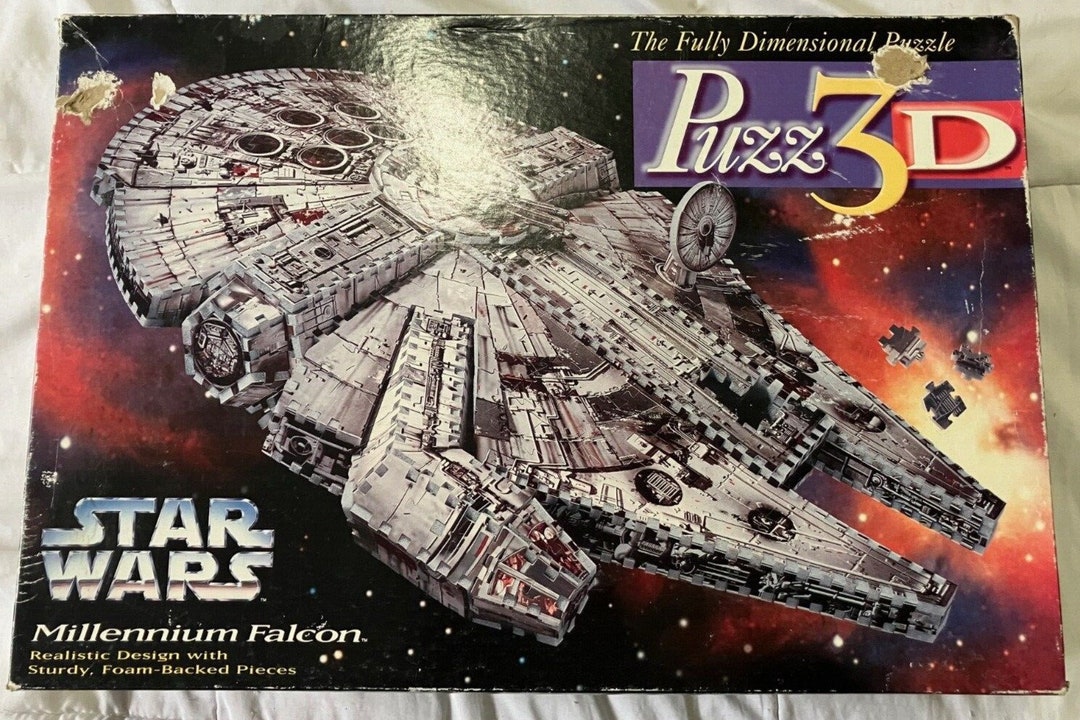 Puzz3d Star Wars Millenium Falcon Super Challenging 857 Pieces Milton ...