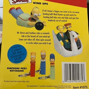 Vintage the Simpsons Windups – Bowling Homer Simpson – 2002- Sealed ...