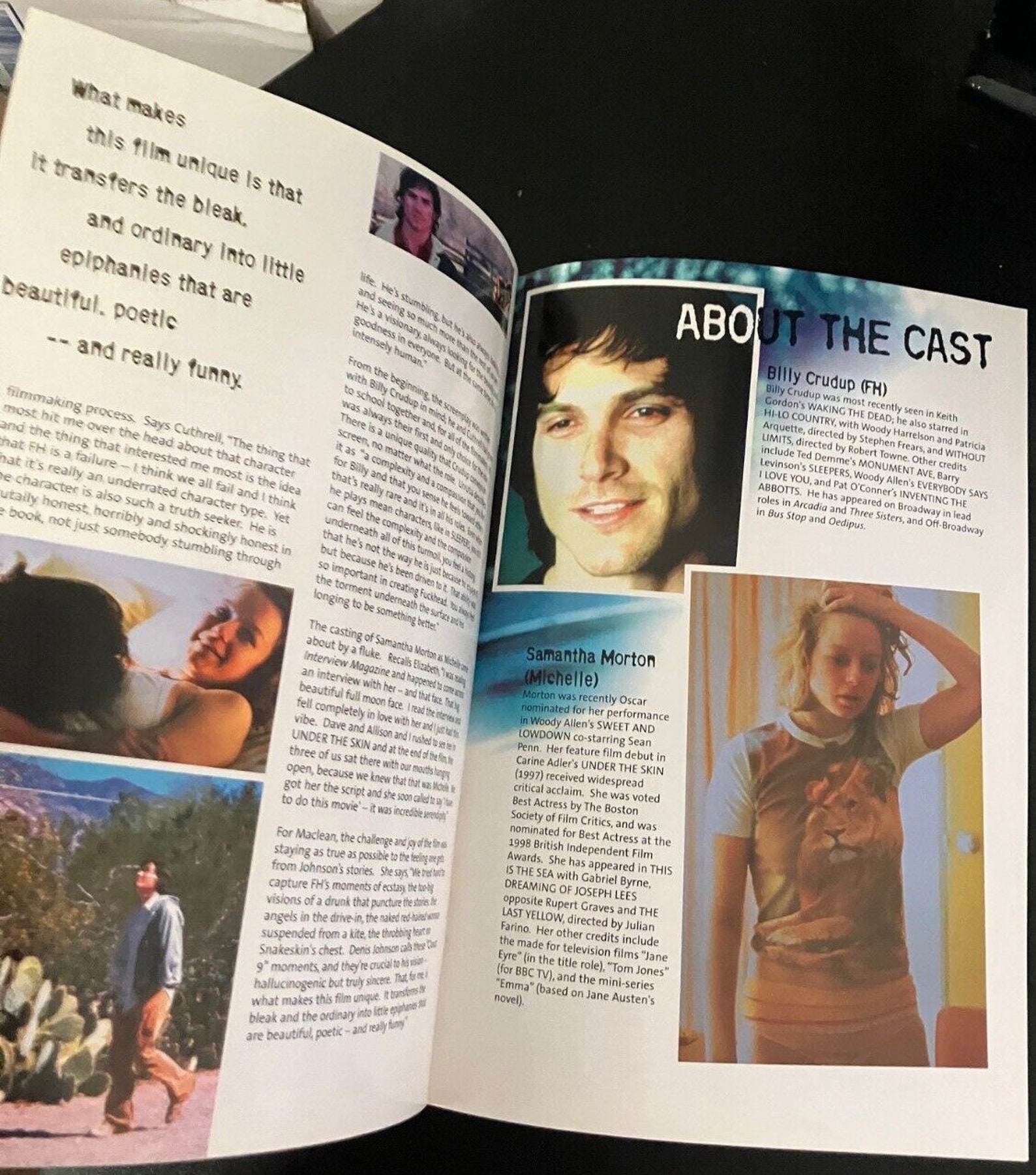 Jesus Son Press Kit 1999 Billy Crudup Samantha Morton Torben Brooks - Etsy