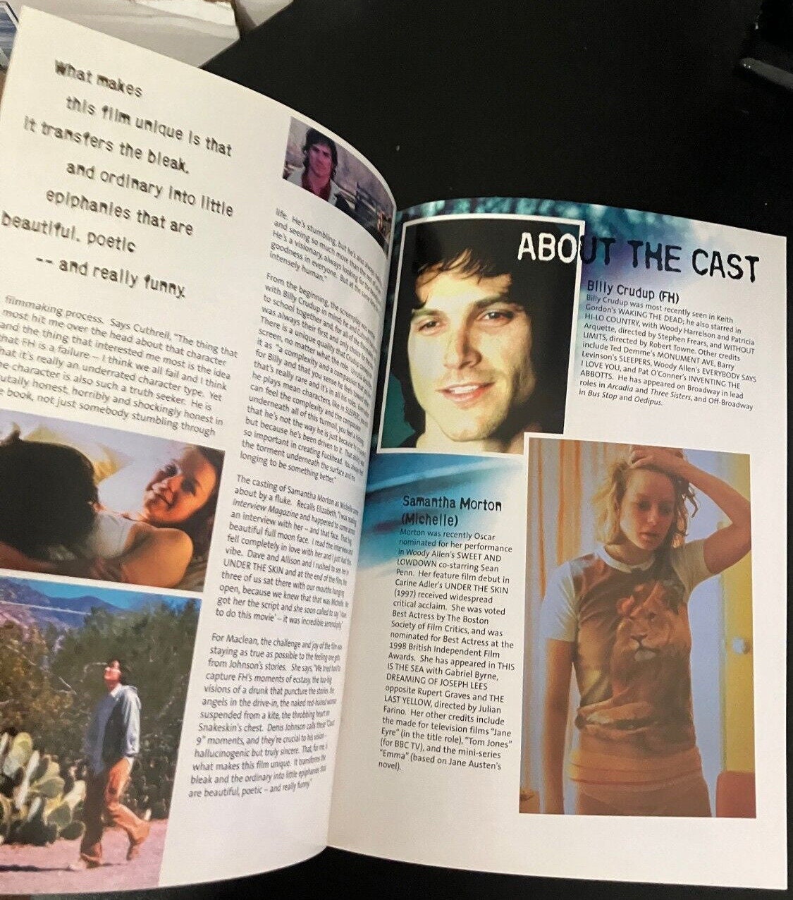 Jesus Son Press Kit 1999 Billy Crudup Samantha Morton Torben Brooks - Etsy