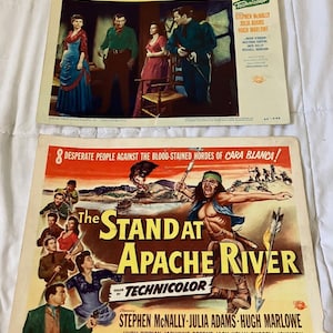 Complete Set of 8 Lobby Cards - the Stand at Apache River - Etsy