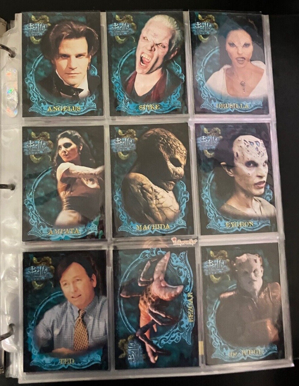 Buffy the Vampire Slayer Binder Season 1, 2 & 3 Base Cards 54 ...