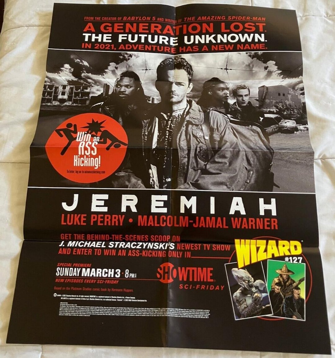 Jeremiah Series Premiere Promo Poster 19”x25” Luke Perry - Malcolm ...