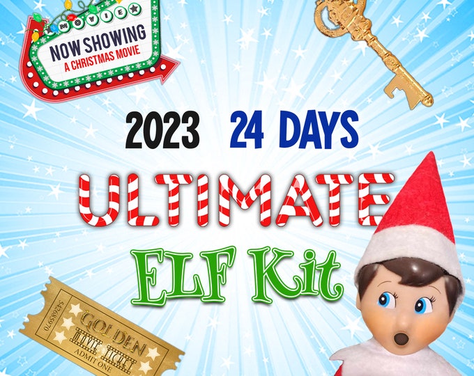 2023 ULTIMATE 24 Day Elf Kit NEW Elf Props, Original Elf Antics, & Elf ...