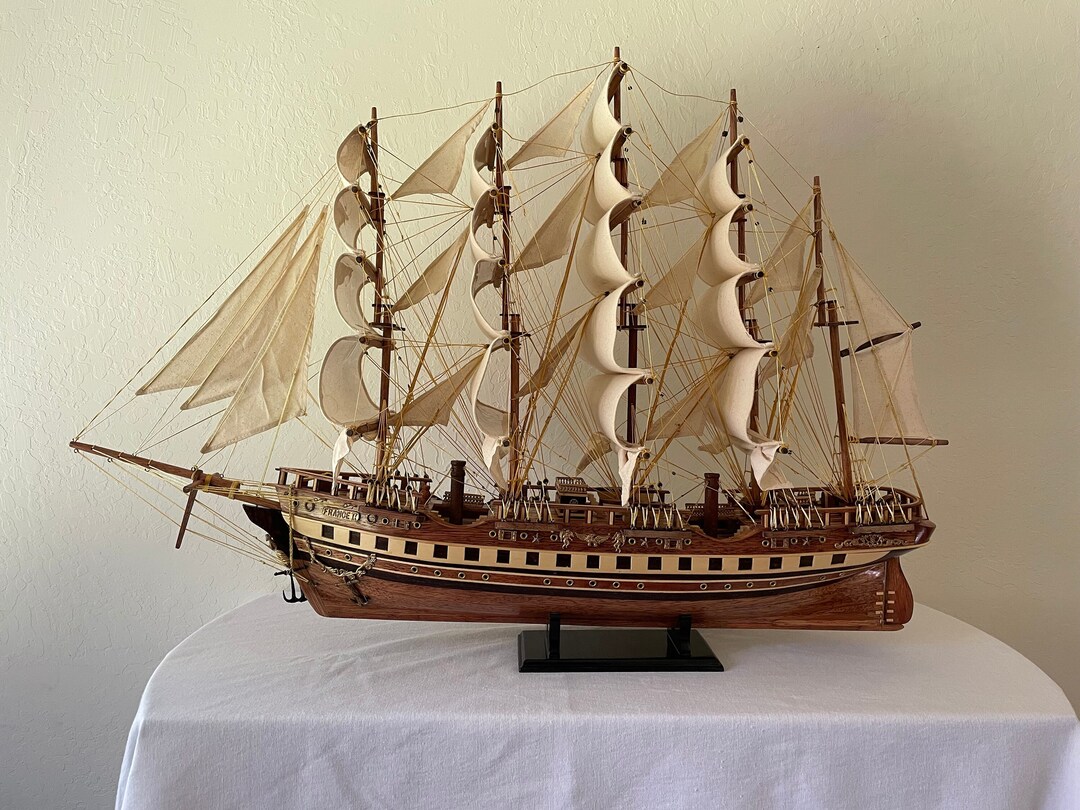 France II Historical Craft Model Sailing Ship Vessel - Etsy