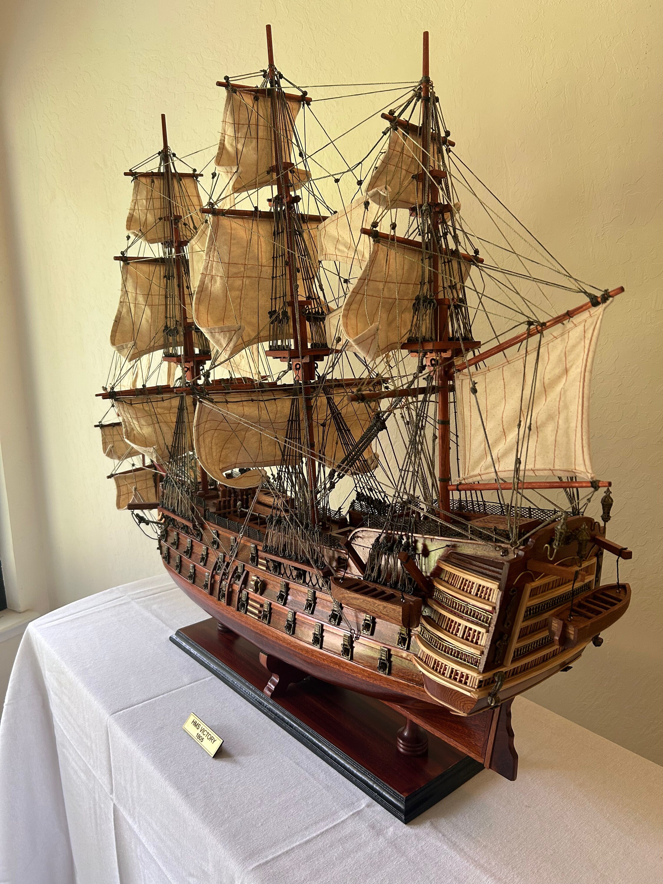 Red HMS Victory Historical Craft Model Ship Vessel - Etsy