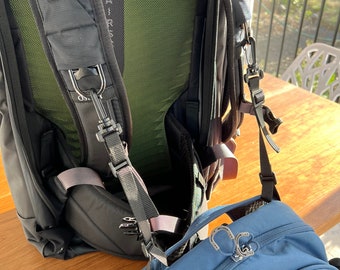 Front Carry Buckle Adapter Clips for Osprey Farpoint/fairview 40 ...