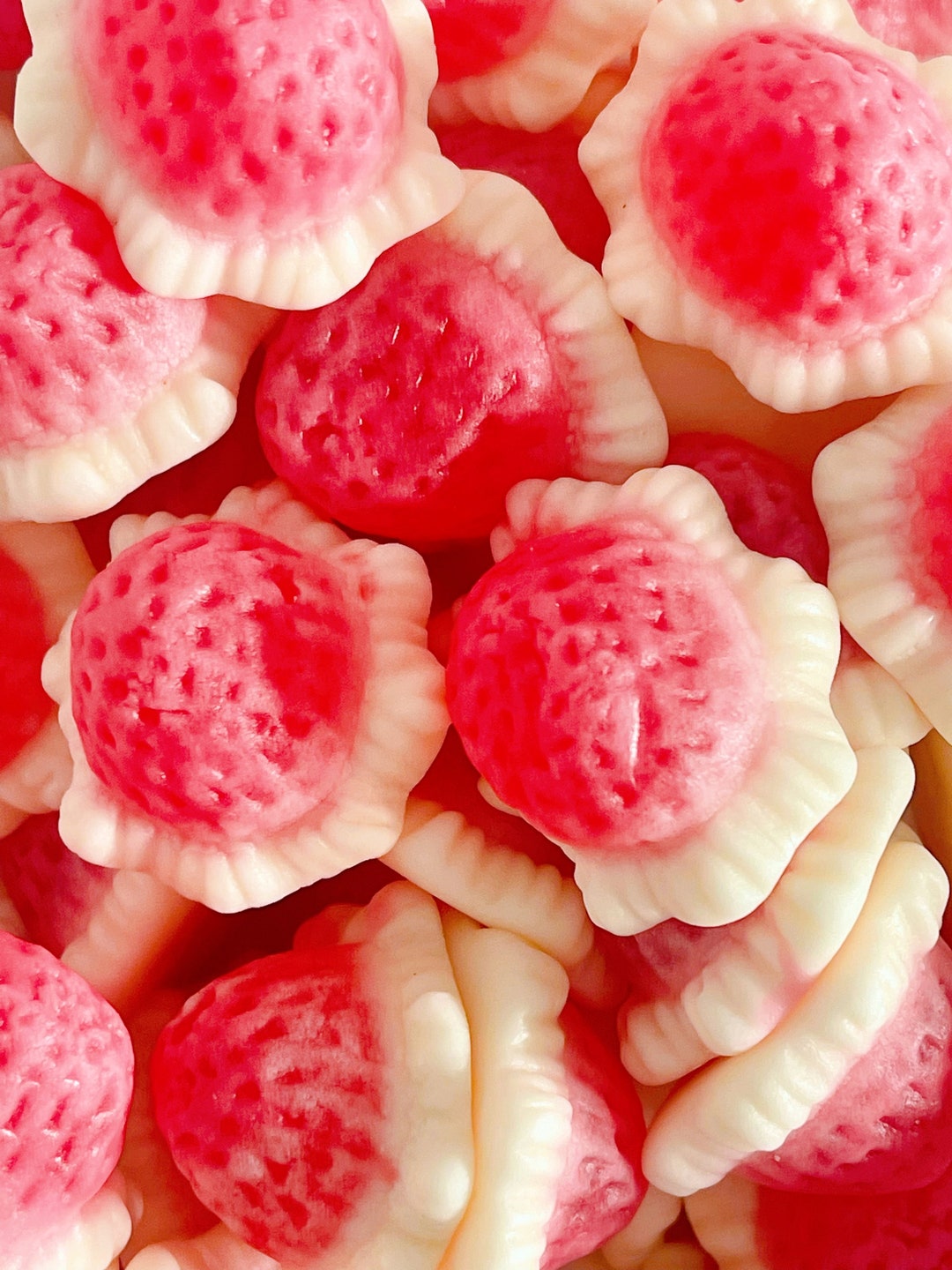 Jelly Filled Strawberry and Cream Jelly Filled Sweets - Etsy UK
