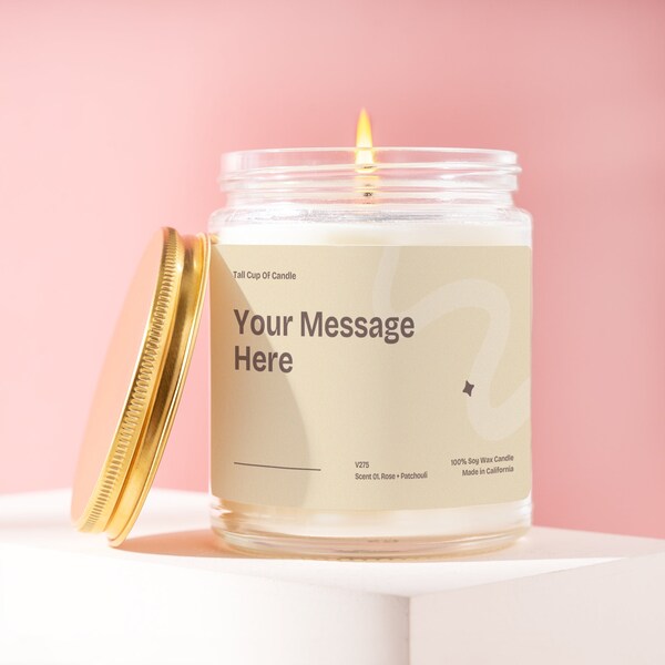 Candles With Message - Etsy