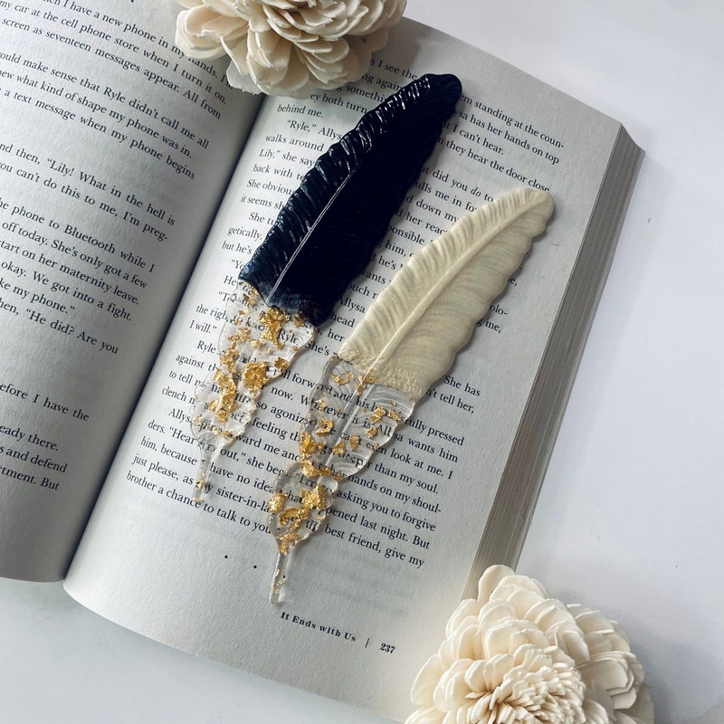 Handmade Resin Feather - Etsy
