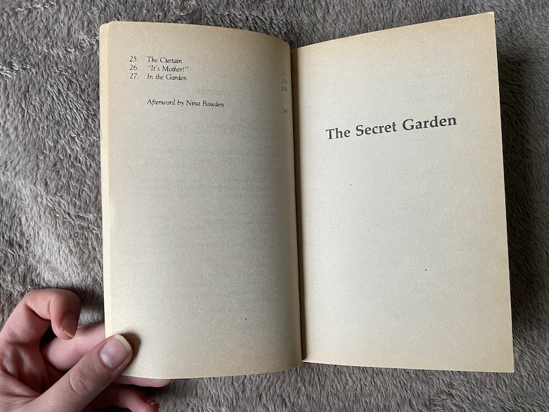 The Secret Garden by Frances Hodgson Burnett - Etsy