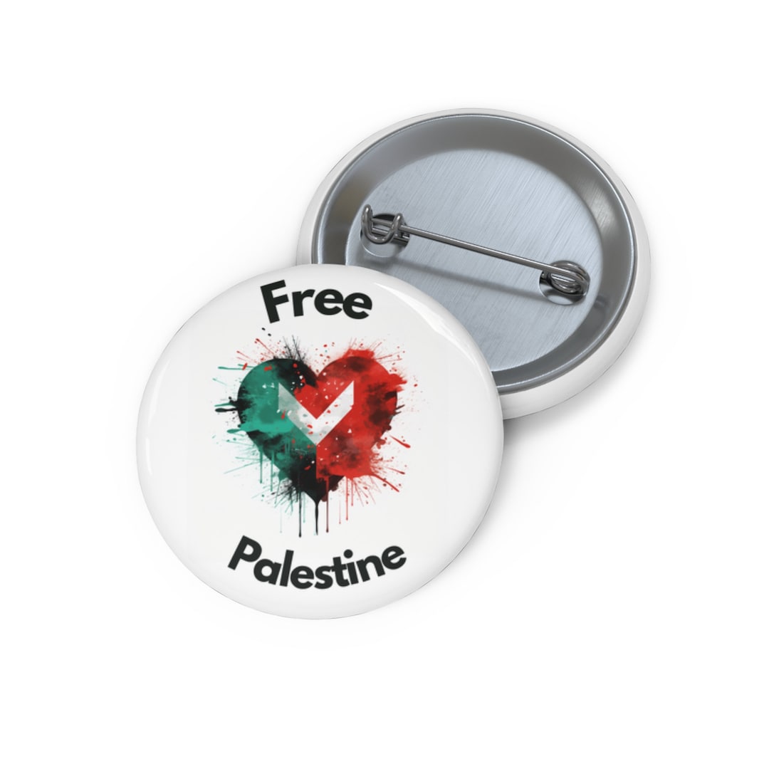 Free Palestine Pin Activist Pin Equality Pin Protest Pin - Etsy