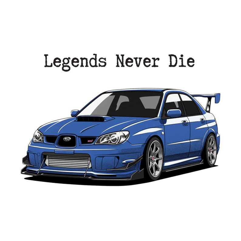 Subaru WRX Birthday Card Hawkeye | Car Guy Gift | Digital Download ...