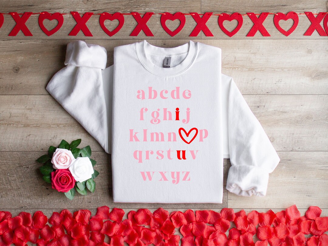 Valentine's Day Alphabet SVG / PNG - Etsy