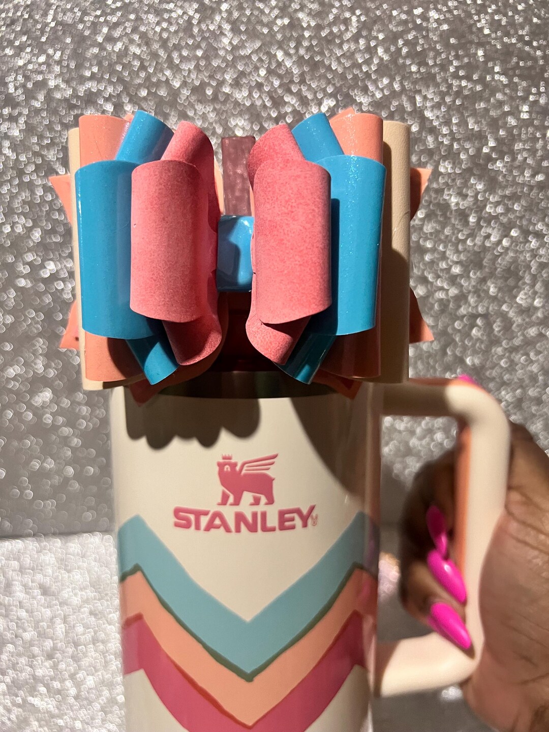 Cream Cream Egg-cellence Easter Stanley Tumbler Straw Bow - Etsy
