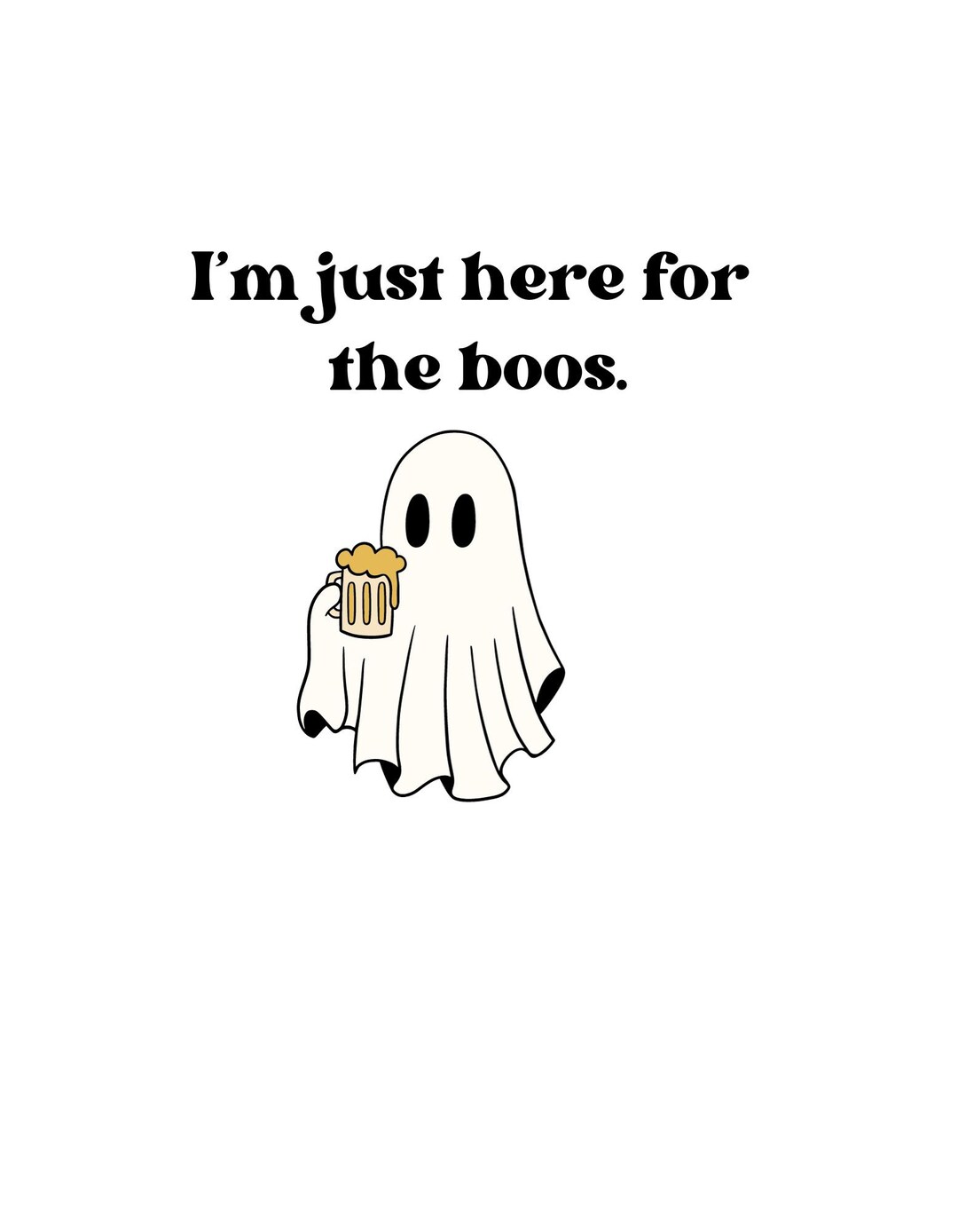 I'm Just Here for the Boos SVG and PNG - Etsy