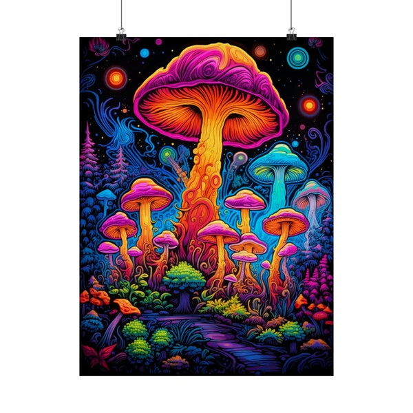 Psychedelic Poster - Etsy