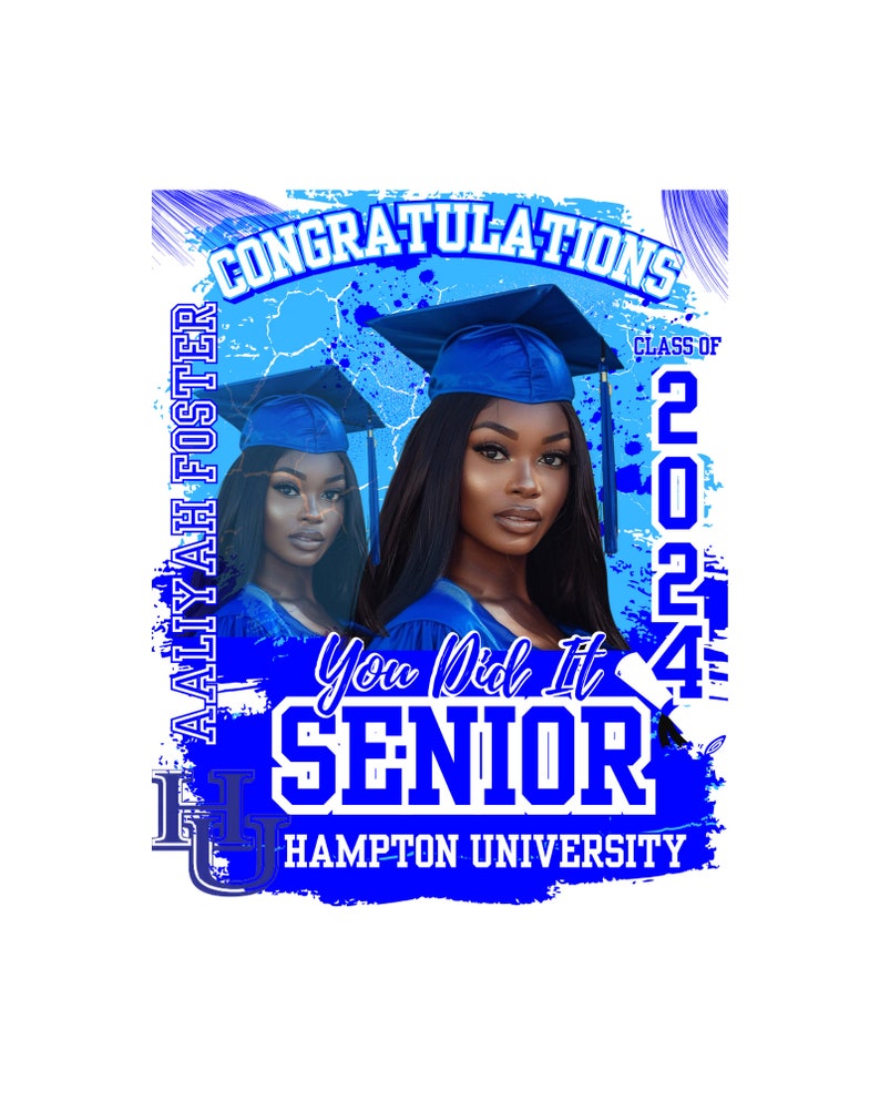 2024 Graduation T-shirt Design Template: Editable Canva (digital ...