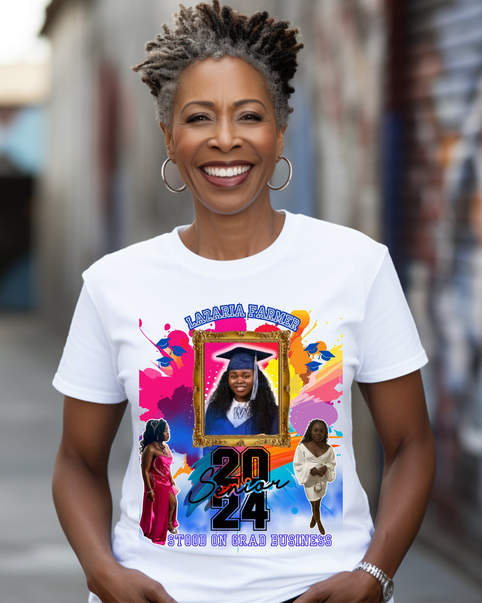 2024 Graduation T-shirt Design Template: Proud Family Canva Flyer ...