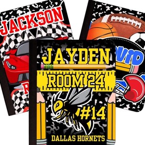 Editable Composition Book Covers| Notebook Makeover| Back to School ...