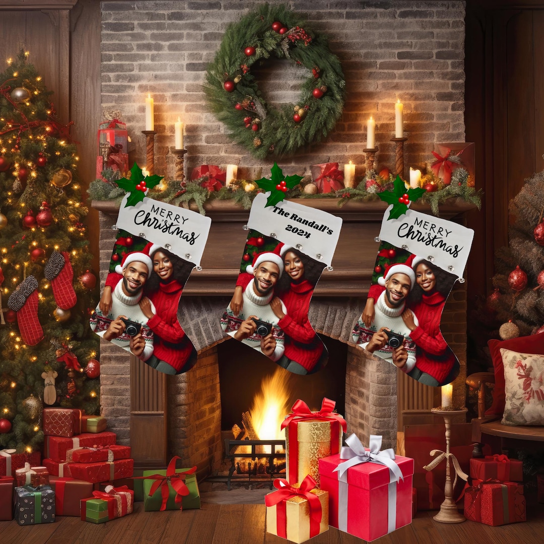 Christmas Stocking Mockup, DIY Holiday Template (canva Template) - Etsy