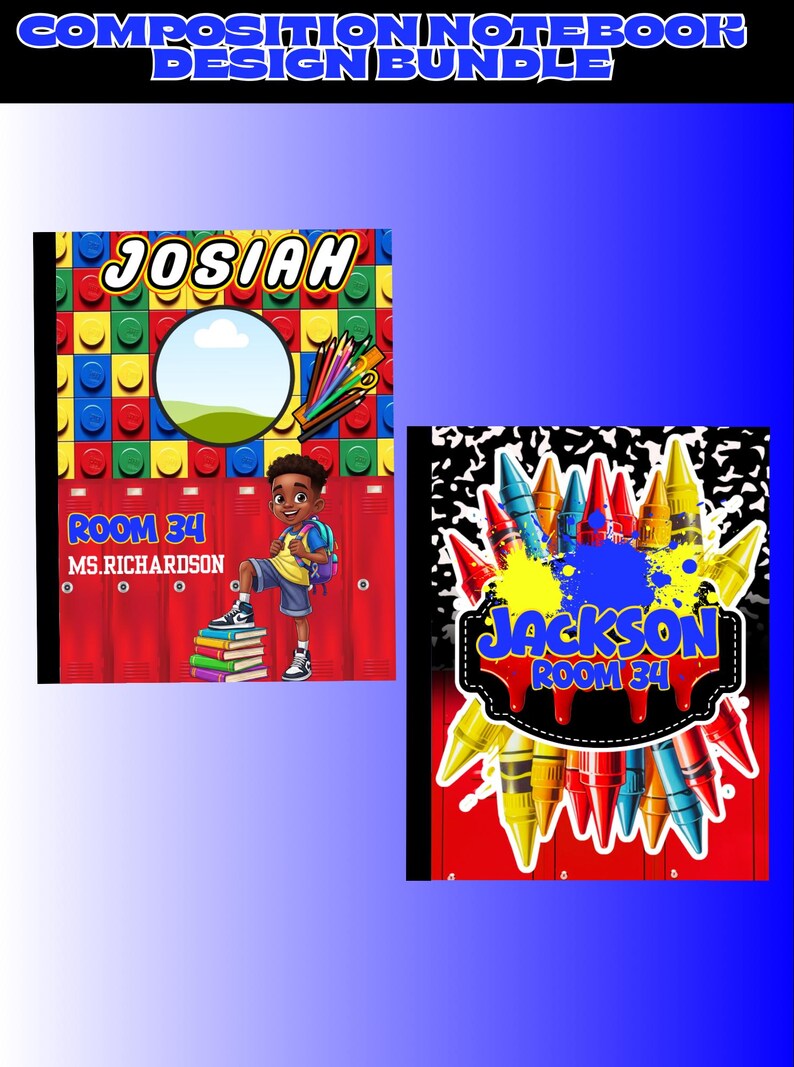 Editable Composition Book Covers| Notebook Makeover| Back to School ...