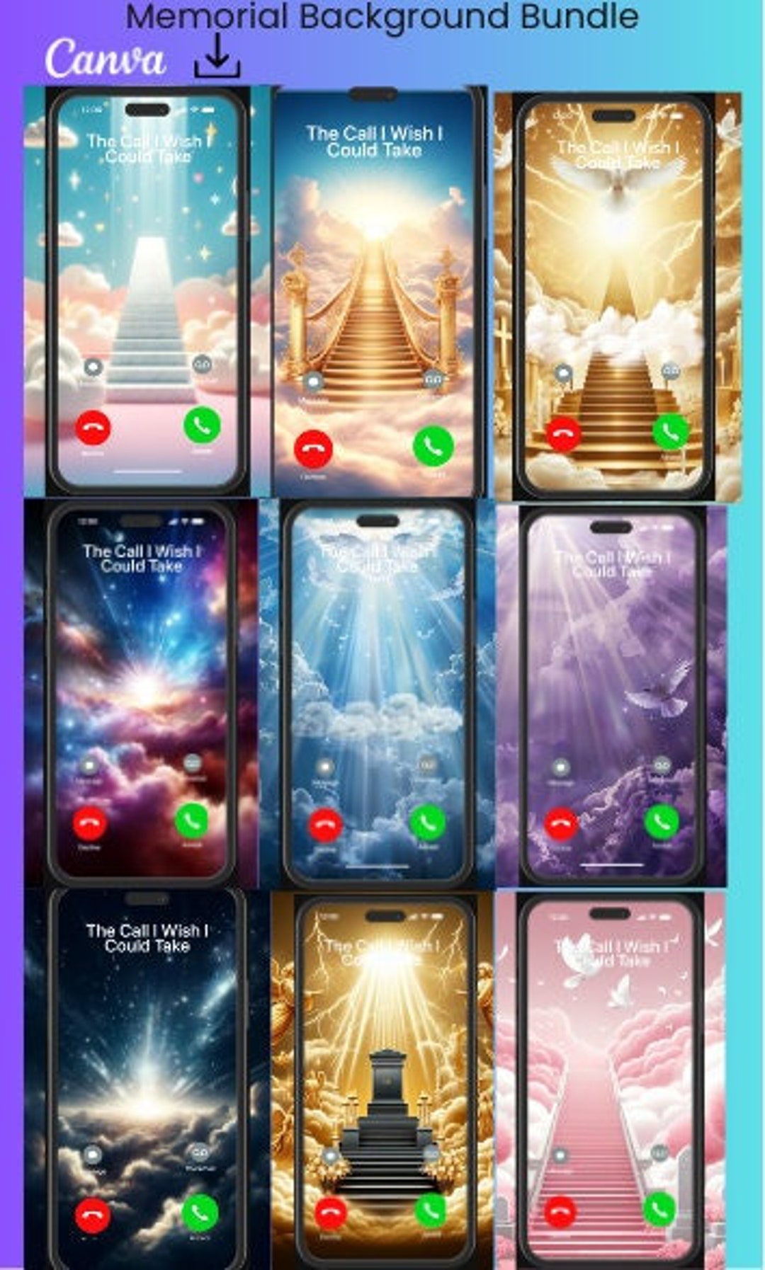 Memorial Phone Background: 'the Call I Wish I Could Take' (digital ...