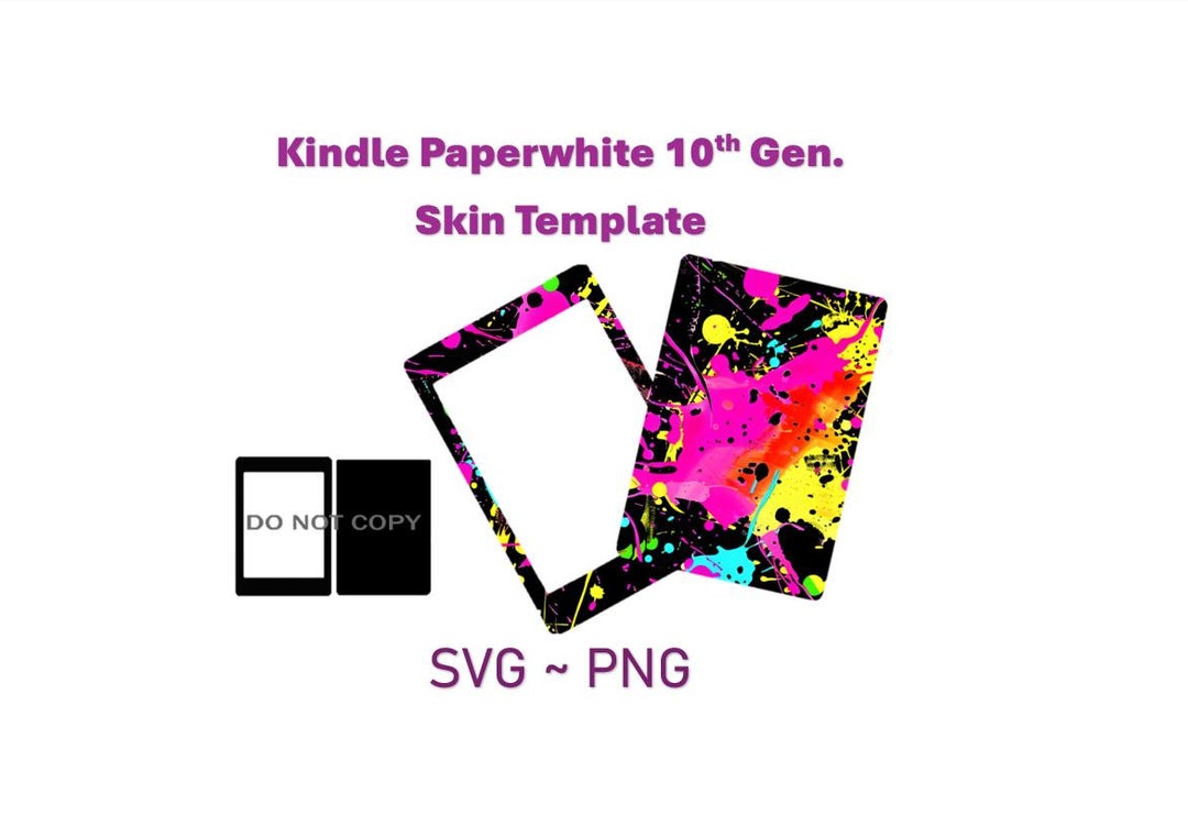 Kindle Paperwhite Template 10th Gen. 2019 SVG, PNG - Etsy