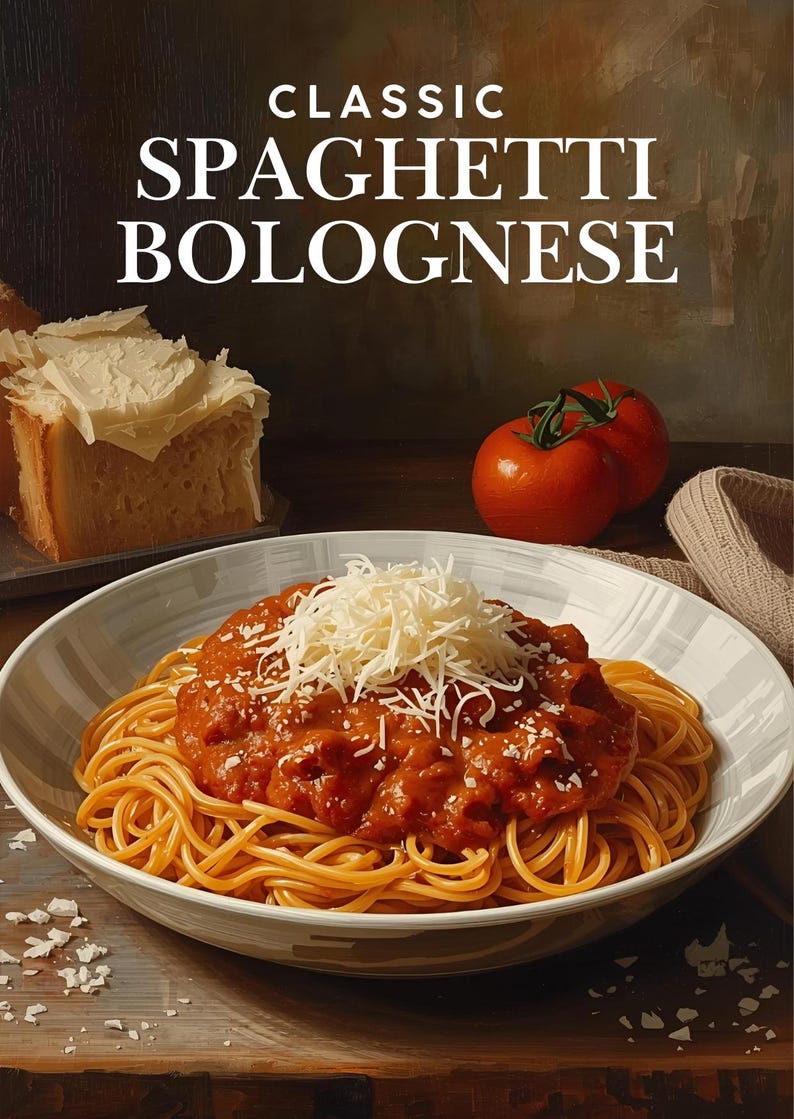 Easy Classic Spaghetti Bolognese Recipe Ebook – Italian Pasta Dinner ...
