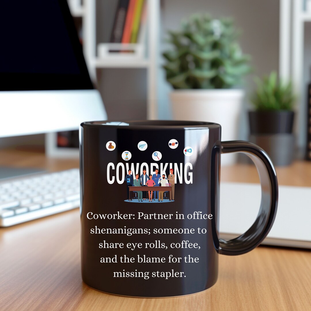 Funny Coworker Mug, Work Coffee Cup, Funny Coworker Gift, Office Gift ...