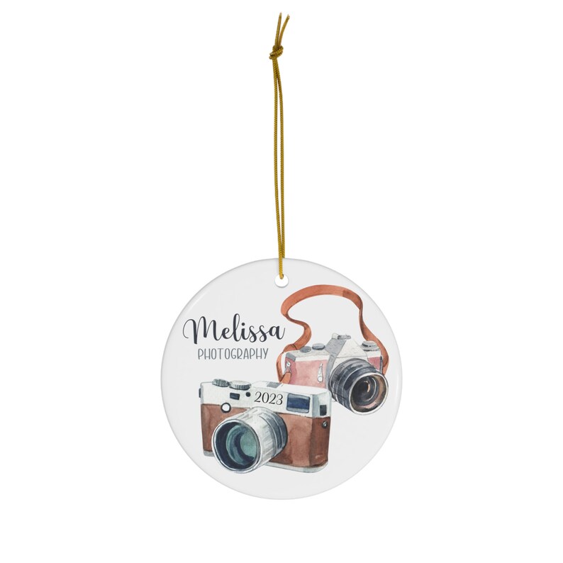 Personalized Photographer Ornament, Christmas Ornament for Photography ...