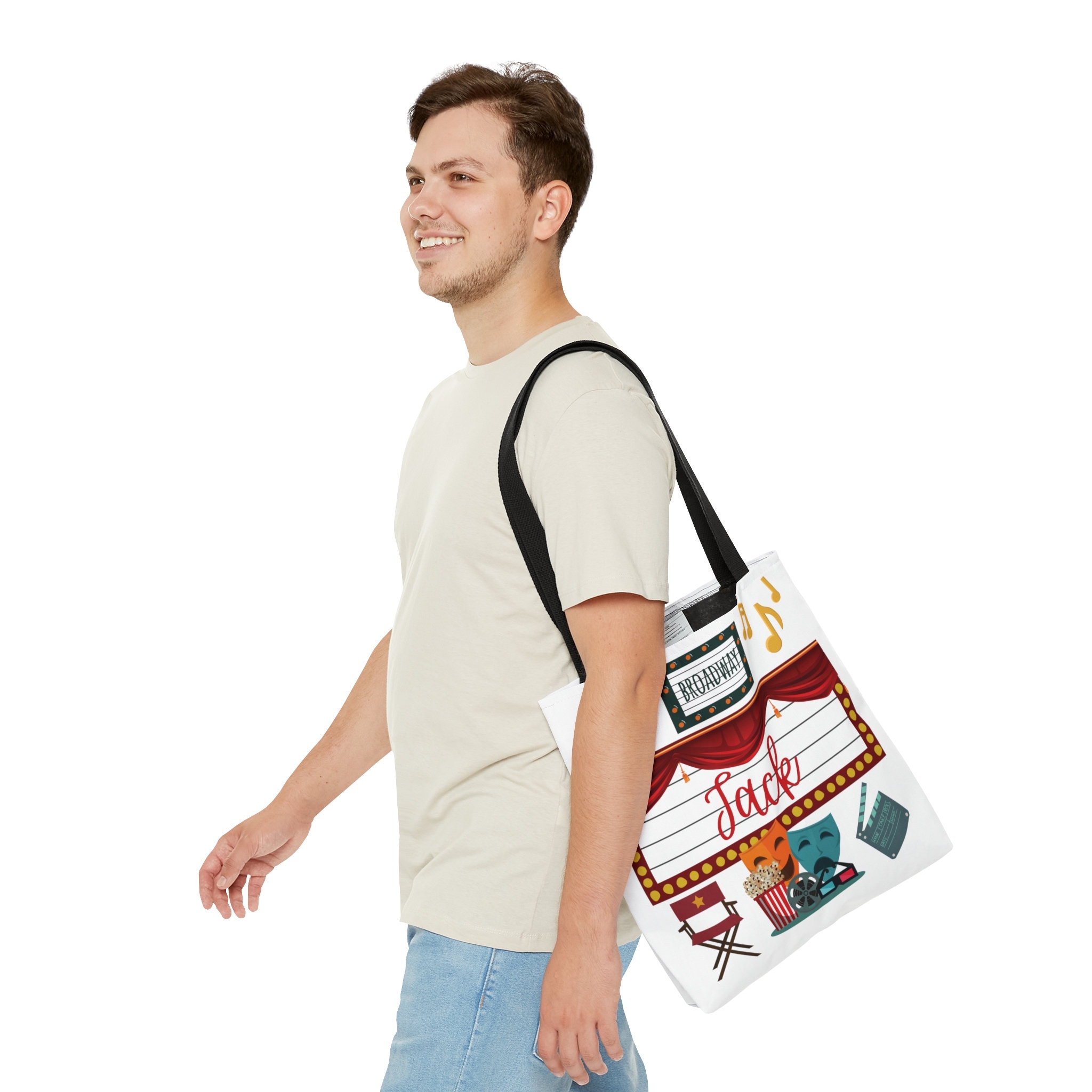Personalized Theater and Drama Tote Bag, Gift for Theater Student ...